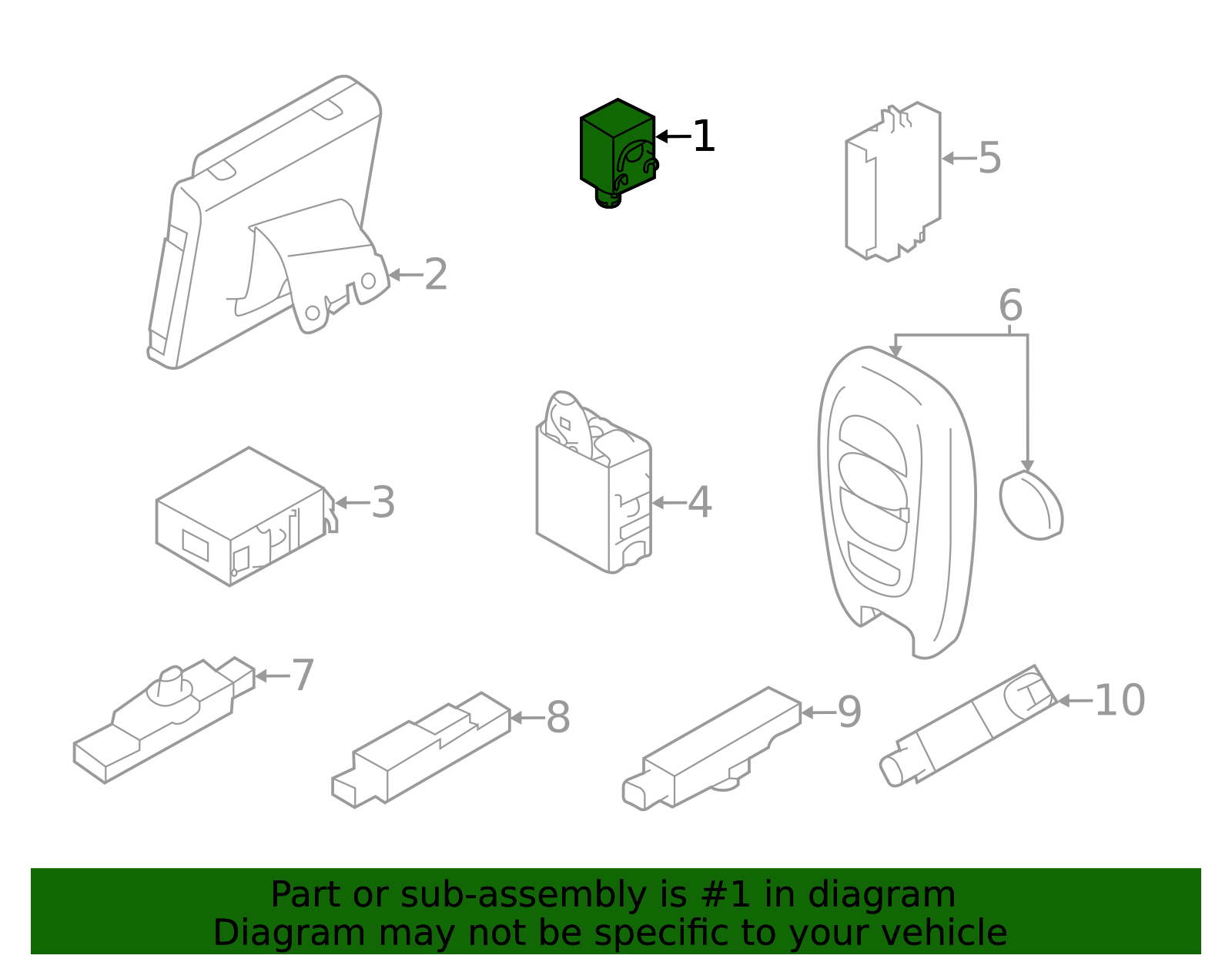 2015-2025 Subaru Warning Buzzer 88021AL00A | Subaru Parts Store