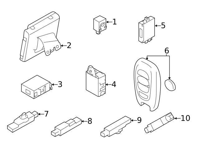 2015-2023 Subaru Warning Buzzer 88021AL00A | Subaru Parts Guys