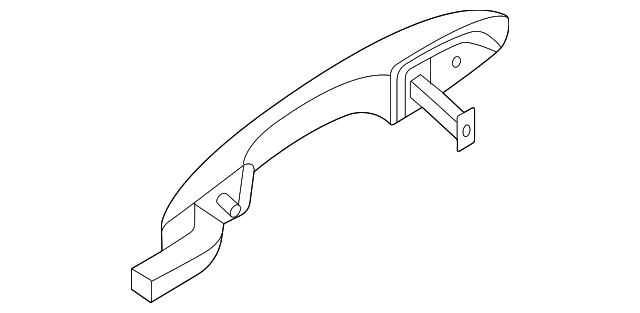 2020-2025 Ford Escape Handle, Outside lj6z7822404ccptm | TascaParts.com