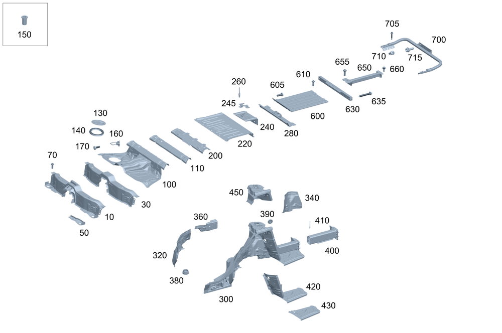 223-610-09-04 - Closure Sheet Metal 1991-2025 Mercedes-Benz | Mercedes ...
