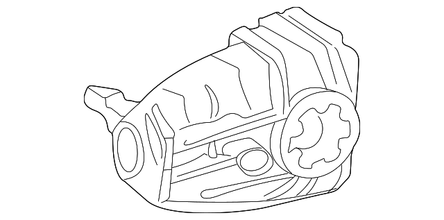 220-351-04-05 - Axle Housing 2000-2006 Mercedes-Benz | Mercedes-Benz ...