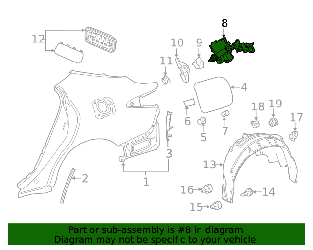 77030-07010 - Lock Assembly 2019-2024 Toyota | Ourisman Toyota Parts