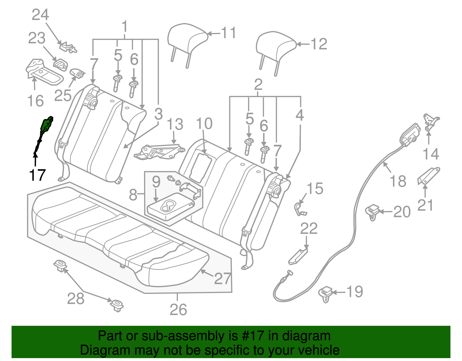 EG21-88-420C-02 - 2007-2012 Mazda CX-7 - Catch | Mazda Part Direct
