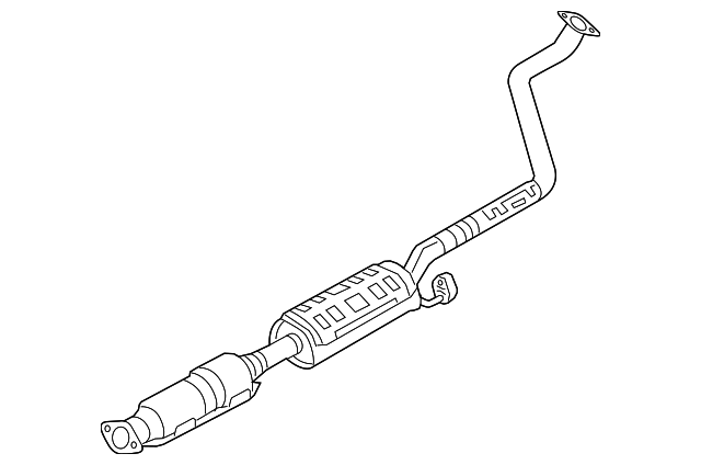 2014-2017 Hyundai Elantra GT Intermediate Pipe 28600-A5350 | Joseph ...