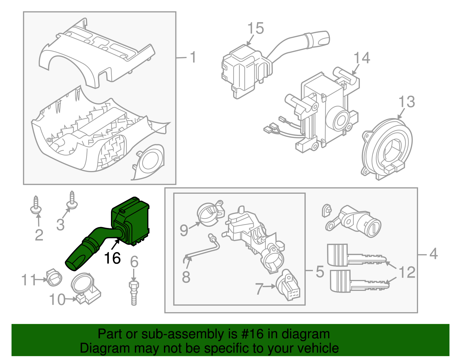 2010-2012 Mazda CX-7 Headlamp Switch EH52-66-122 | OEM Parts Online