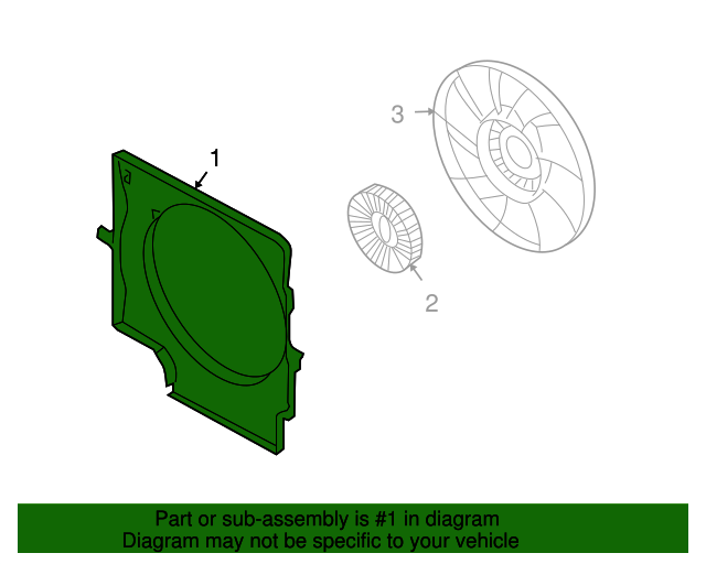 2003-2005 Land Rover Range Rover Fan Shroud PGK000030 | OEM Parts Online