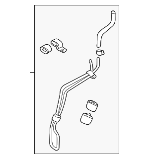 1998-2003 Nissan Power Steering Cooler Tube 49721-2Y900 | Nissan Parts ...