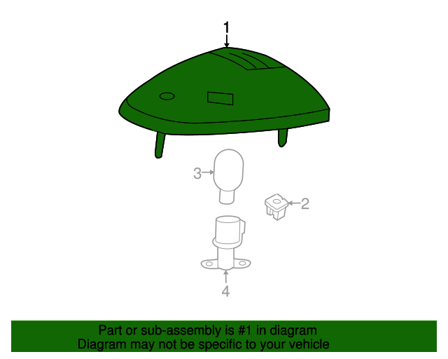 2010-2018 Mopar Lamp 68261677AC | TascaParts.com