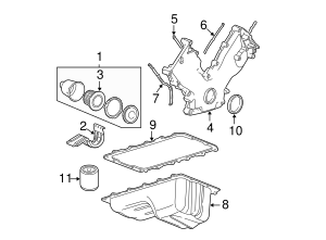 2006-2014 Ford Rear Main Seal F65Z-6310-A | TascaParts.com