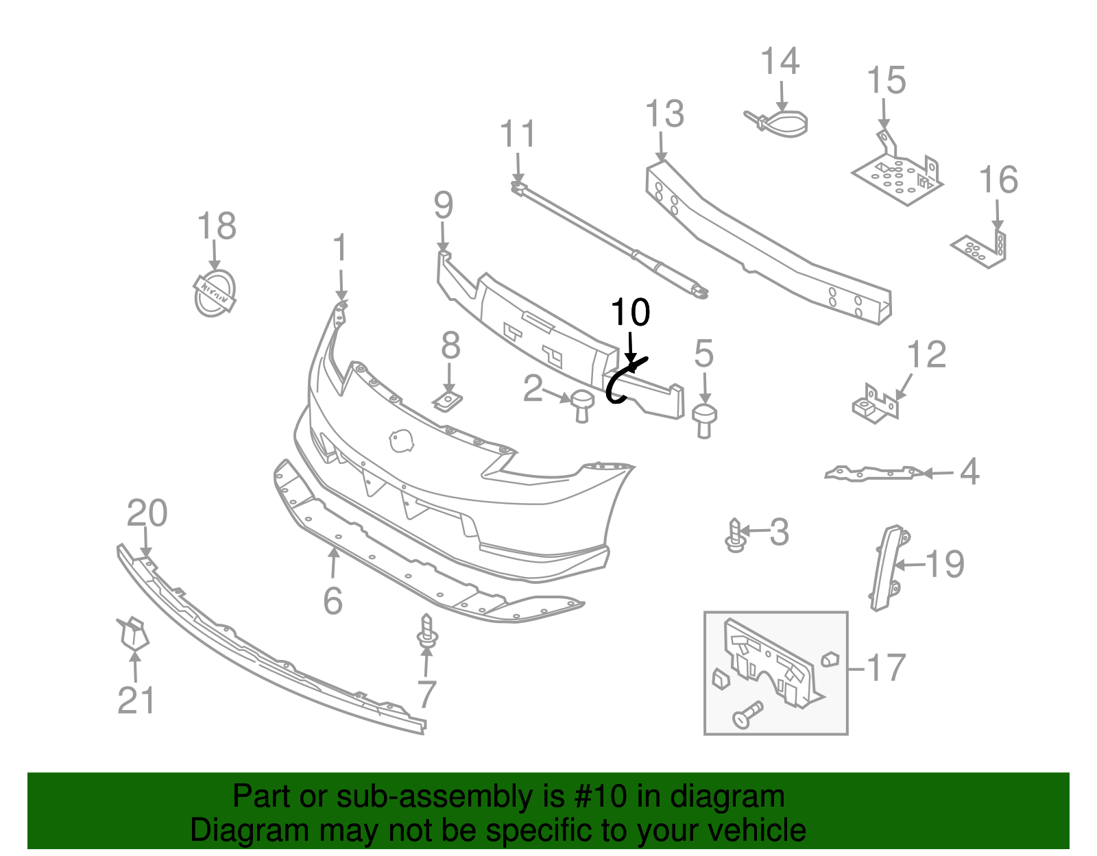 1987-2008 Nissan Lower Bracket 24216-10Y80 | Boro Nissan Parts