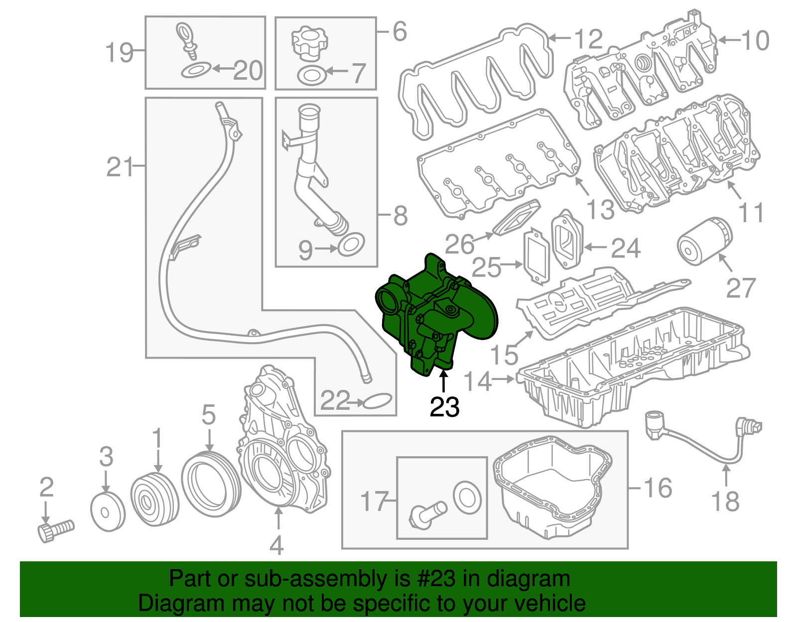 2010-2016 GM Oil Cooler 12732979 GM | GMPartsDirect.com