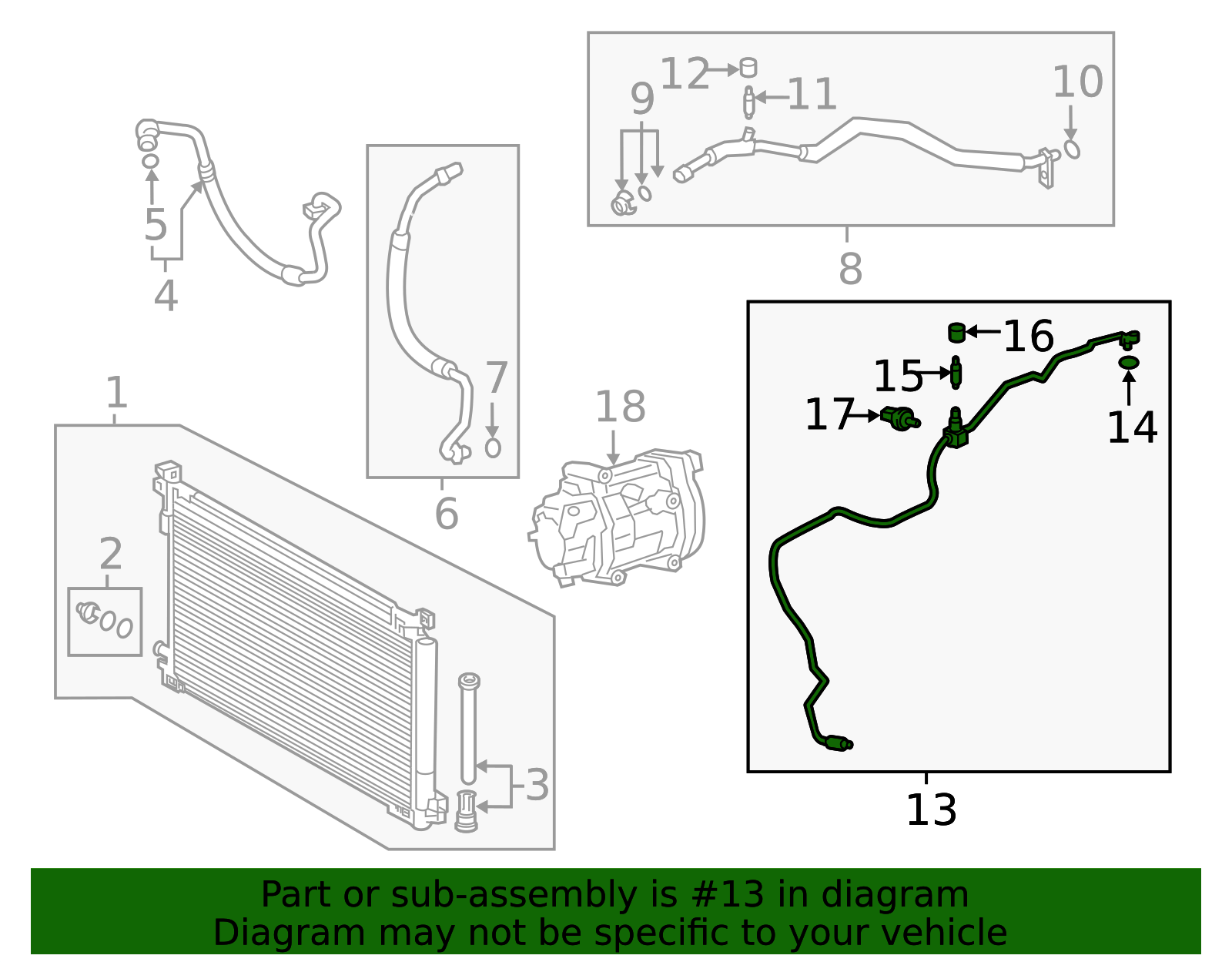 2020-2022 Toyota Corolla Liquid Line 88710-12B81 | Toyota Parts Center