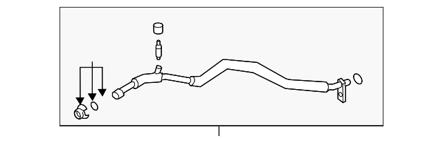 2023-2024 Toyota Corolla Suction Pipe 88710-12D10 | Toyota Parts Center