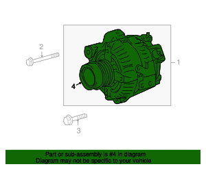 2014-2015 Scion xB Alternator Pulley 27415-0W042 | OEM Parts Quick