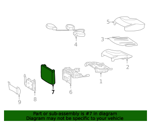 223-920-48-06-8U00 - Seat Cushion Foam 2021-2024 Mercedes-Benz ...