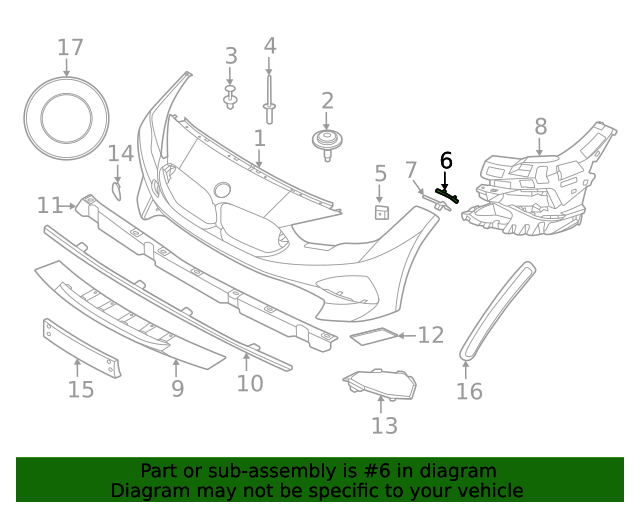 Genuine BMW 51-11-7-474-598 | Upper Guide | FREE Shipping on Most ...