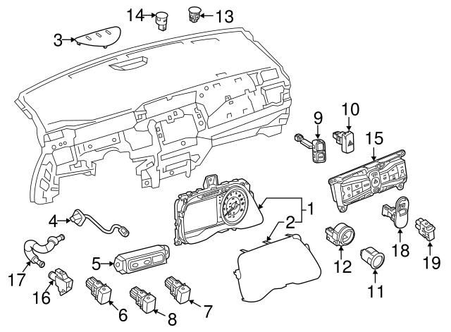 2009-2024 Nissan Sun Load Sensor 27721-3RA0A | Parts for Nissans