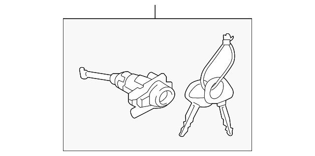 2014-2019 Kia Cylinder & Keys 81970-B2A00 | Genuine Kia Parts & Accessories