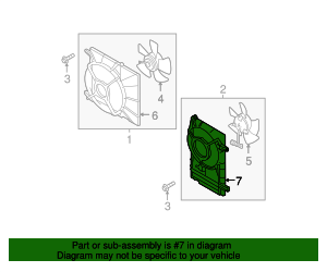 2004 Chevrolet Aveo Fan Shroud 93742288 | GMPartsDirect.com