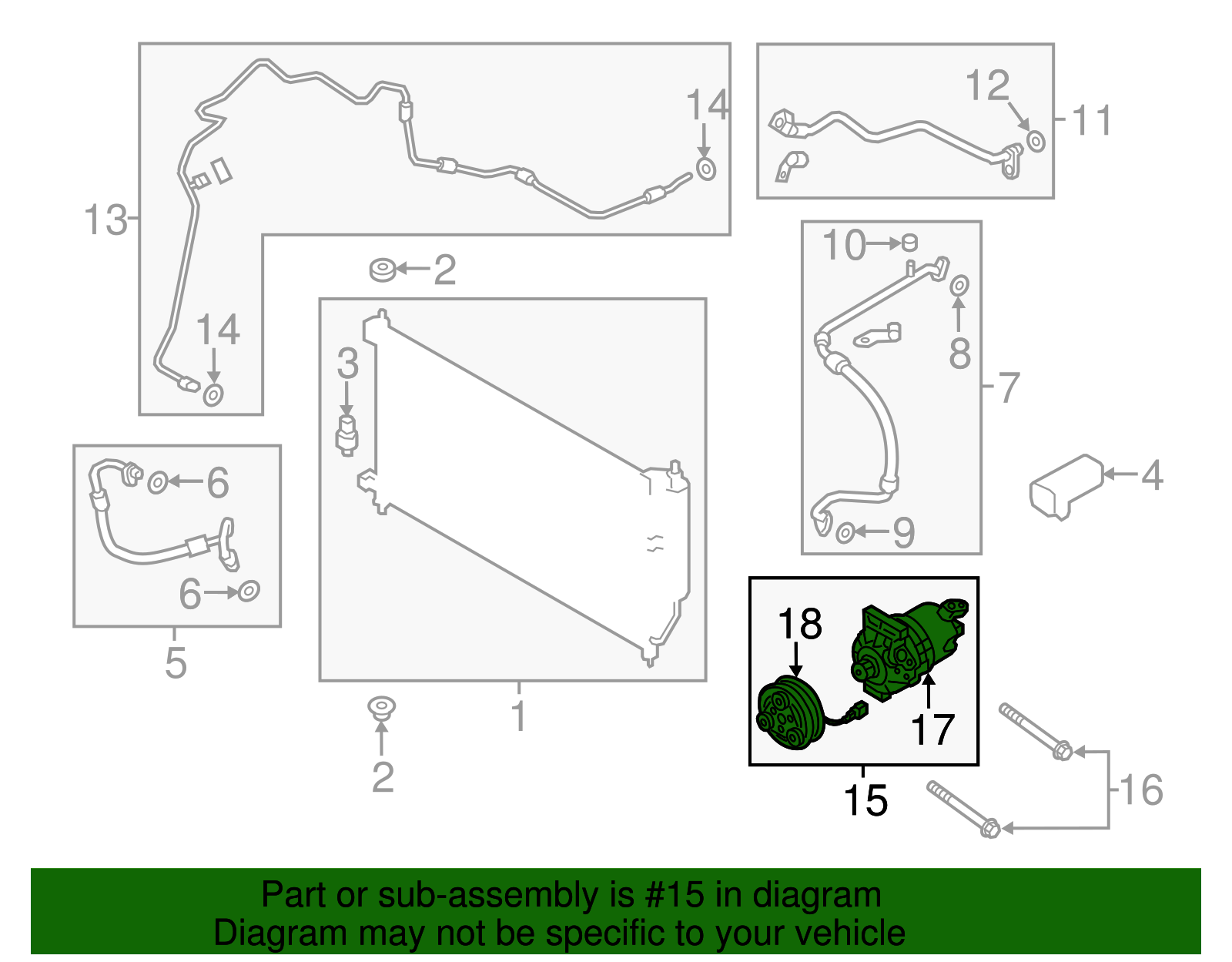2020-2021 Nissan NV200 Compressor Assembly 92600-9SM0A | Temecula ...