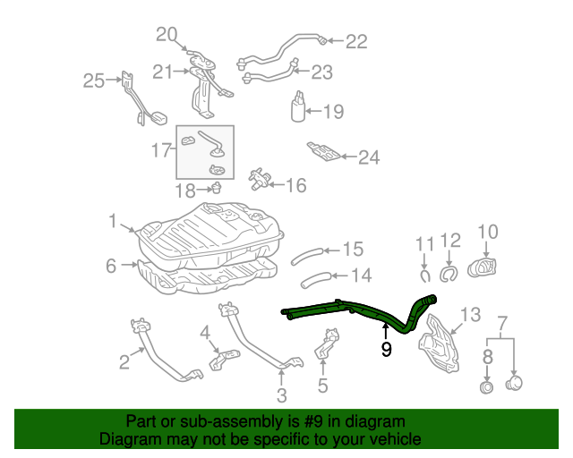 77210-60080 - Filler Pipe - 2005-2007 Toyota Land Cruiser | OEM Genuine ...
