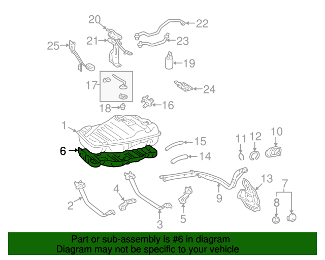 1998-2007 Toyota Land Cruiser Fuel Tank Skid Plate 77606-60120 | Toyota ...