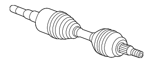 2022-2024 GM Front Driver Side Half-Shaft 84990736 GM | GMPartsDirect.com