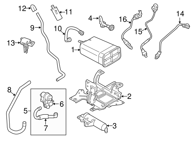2015-2018 Volvo Genuine Oxygen Sensor Part# 31480458 | Euro Parts 4 Less