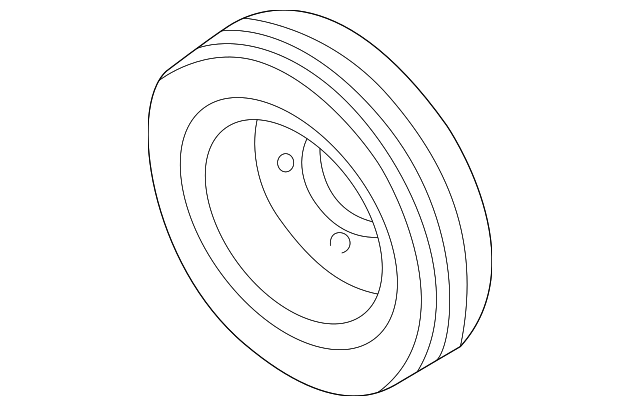 1997-1999 Mitsubishi Montero Sport Crankshaft Pulley MD306158 ...