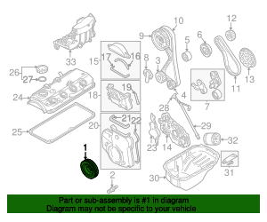 1997-1999 Mitsubishi Montero Sport Crankshaft Pulley MD306158 ...