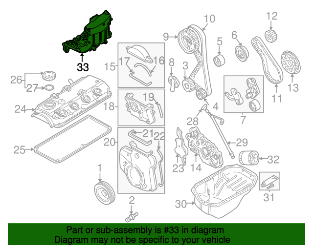 1997-1999 Mitsubishi Montero Sport Intake Manifold MD345791 | Auto Parts