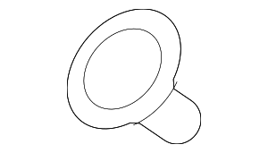 2005-2024 Porsche Emblem Nut WHT-004-974 | Porsche Marin