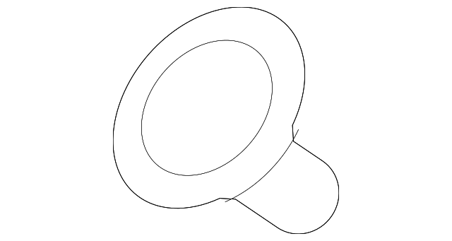 2005-2024 Porsche Emblem Nut WHT-004-974 | Porsche Marin