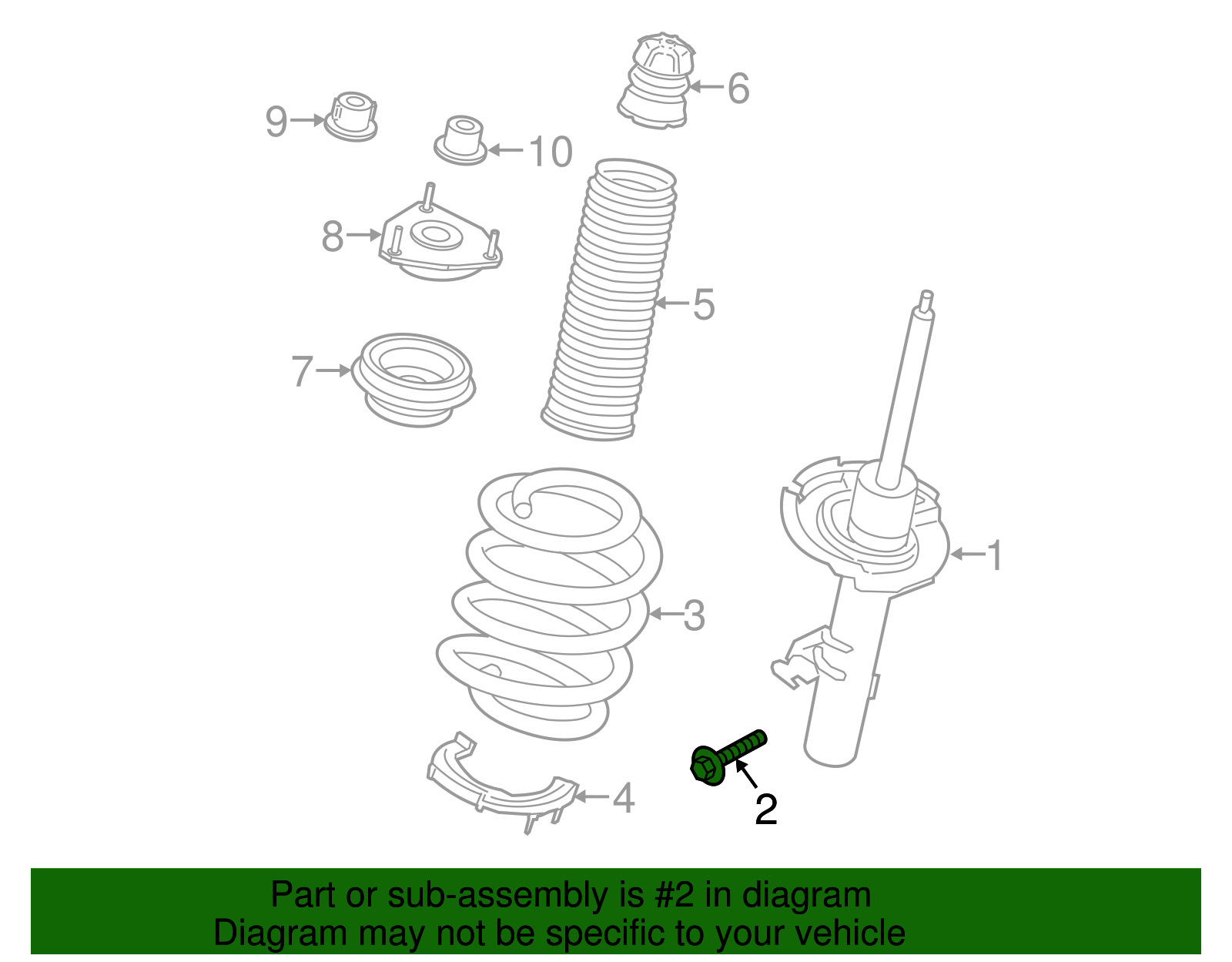 2015-2024 Ford Coil Spring CK4Z-5310-S | TascaParts.com