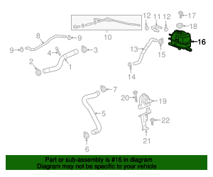 2018-2024 GM Radiator Surge Tank 84403735 GM | GMPartsDirect.com