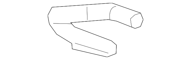 2018-2024 GM Radiator Surge Tank Overflow Hose 84819079 GM ...