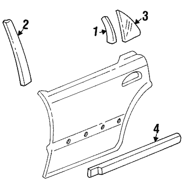 76771-SR4-013 - Corner Cover 1992-1995 Honda Civic | Honda Parts Online