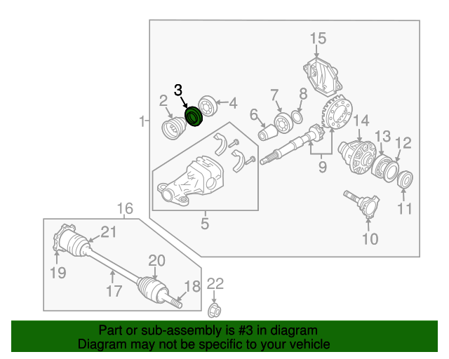 1996-2024 Nissan Seal 38189-P0117 | My Nissan Part