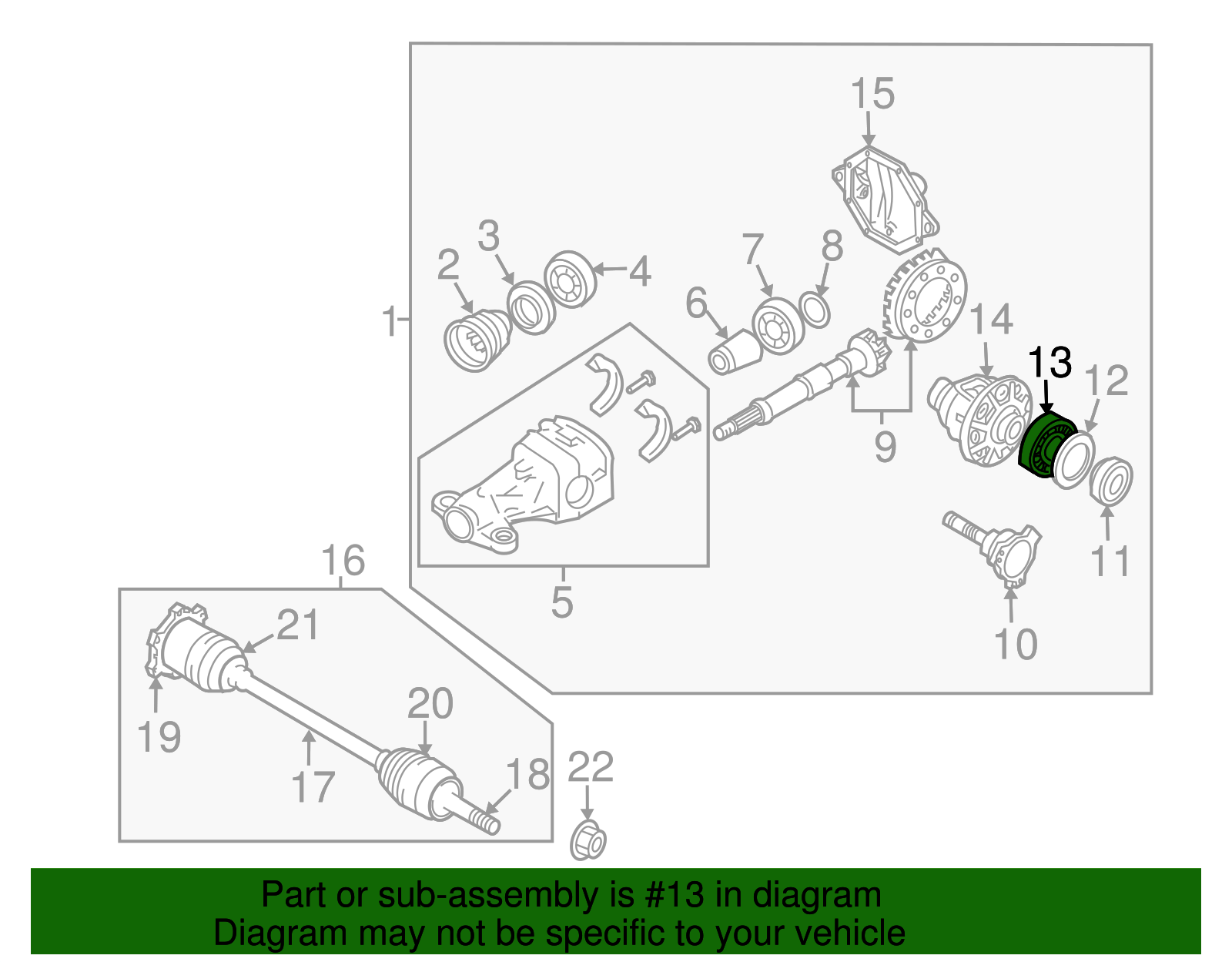 38440-0C000 - 2003-2025 Nissan - Bearing | Anicra Nissan Parts