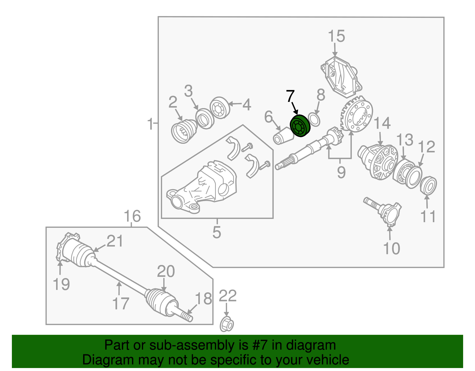 2003-2025 Nissan Bearing 38120-0C000 | Nissan Parts Central