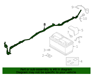 82163-WAA04 - Positive Cable - 2020-2023 Toyota GR Supra | Lithia ...