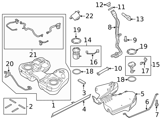 2015-2023 Ford Pressure Sensor EJ7Z-9F972-A | OEM Parts Online