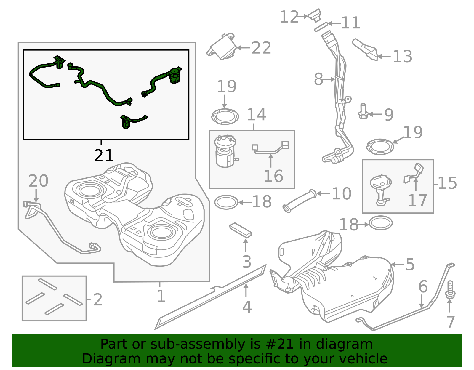 2015-2023 Ford Motorcraft™ Fuel Pressure Sensor CM-5233 | TascaParts.com