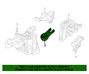 2017-2023 Chrysler Pacifica Isolator 68237968ad | TascaParts.com