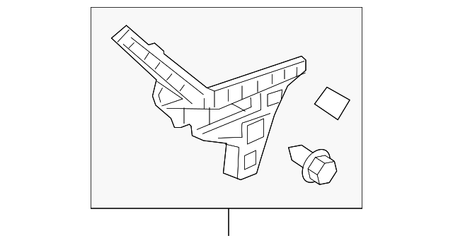 Genuine Side Bracket for 2015-2017 Hyundai Sonata | Part# 86613-C2000 ...