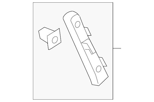 2012-2017 Kia Rio OEM NEW 2012-2017 Kia Rio Rear Bumper Passenger Side ...