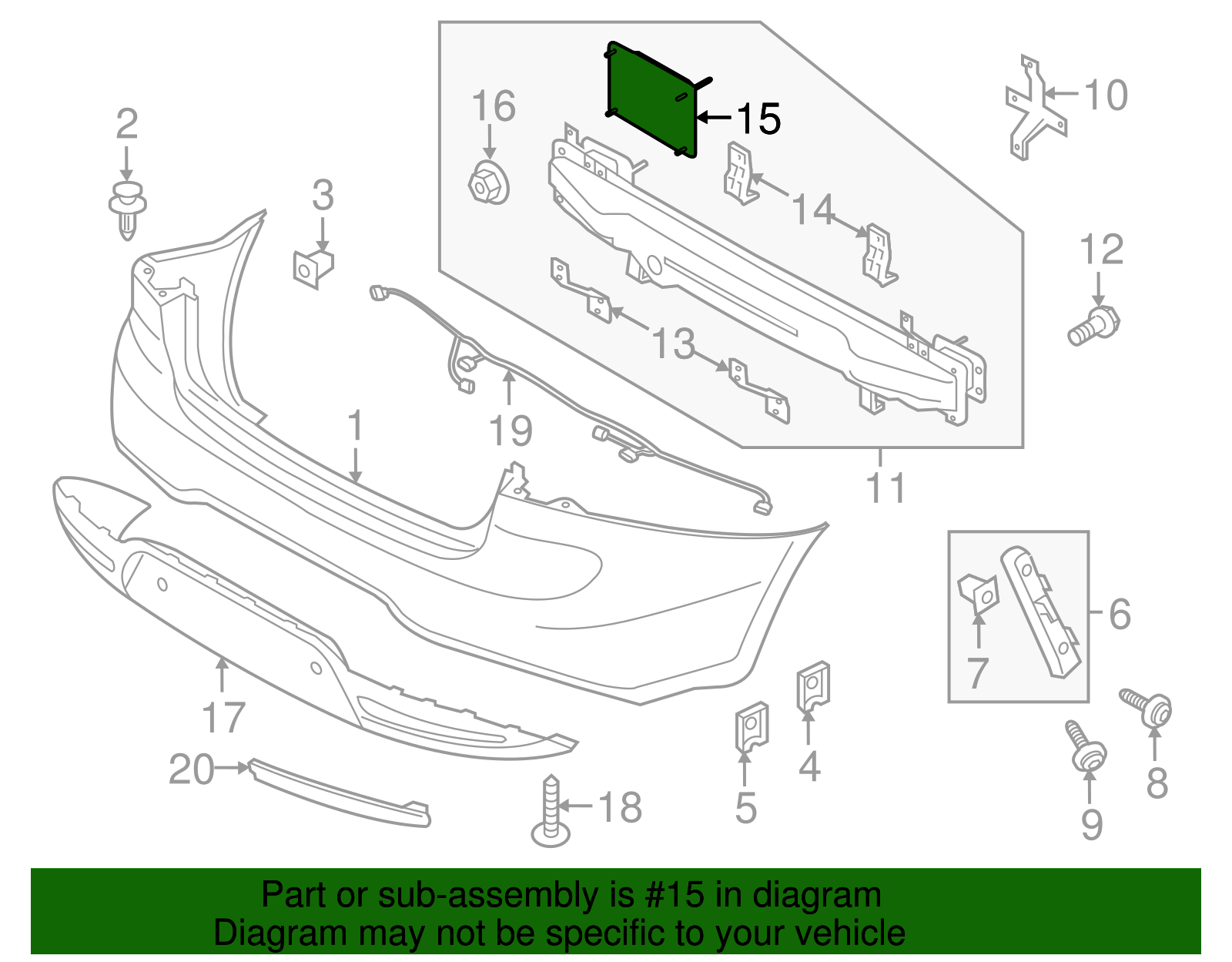 86641-1W010 - Stay 2012-2017 Kia Rio | Kia.Parts Store