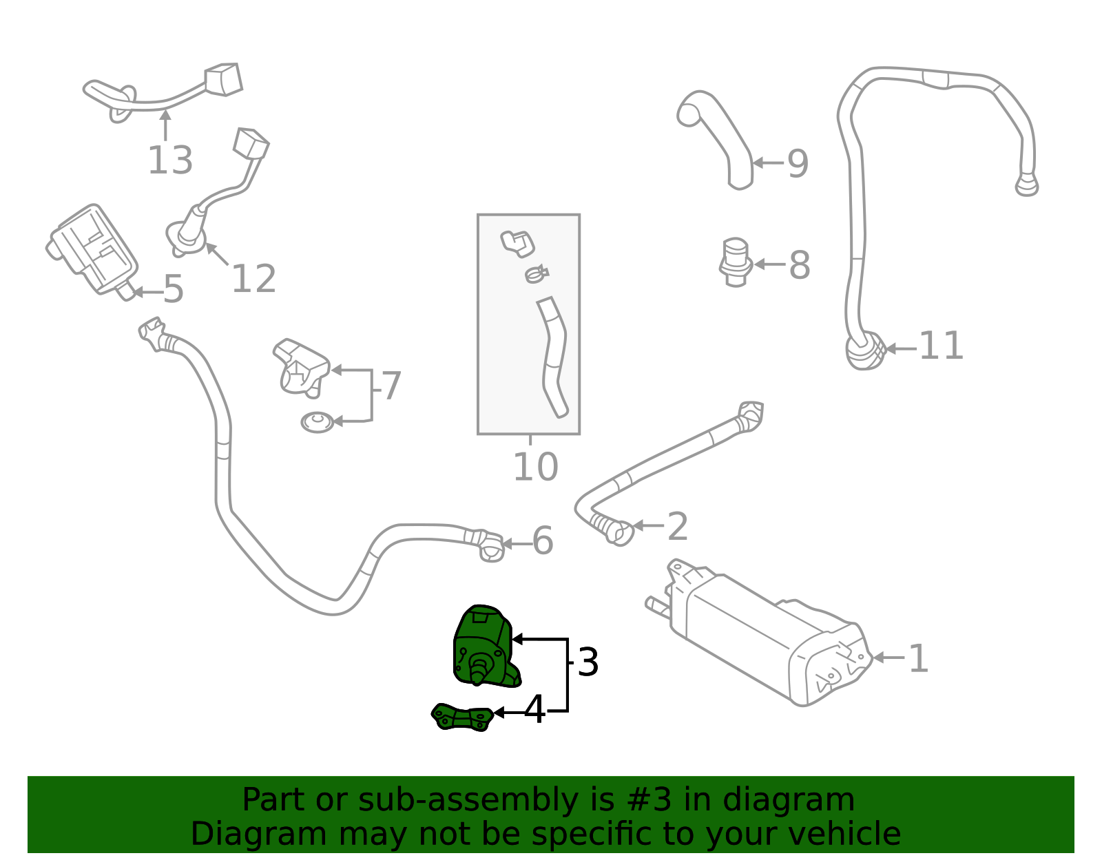 42084FL17C - 2017-2024 Subaru - Vent Control Solenoid | Subaru Parts HQ