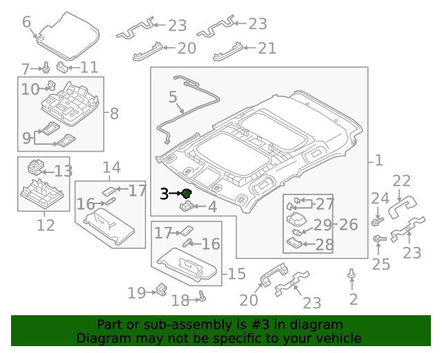 2018-2024 Mitsubishi Eclipse Cross Switch 8608A367 | Mitsubishi Parts ...