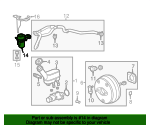 2009-2017 Chevrolet Traverse Power Brake Booster Auxiliary Pump ...